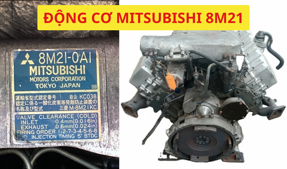 Thông tin chi tiết về Động cơ Mitsubishi 8M21